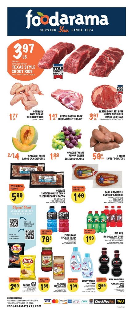 Foodarama Weekly Ad Sep 06 – Sep 12, 2023