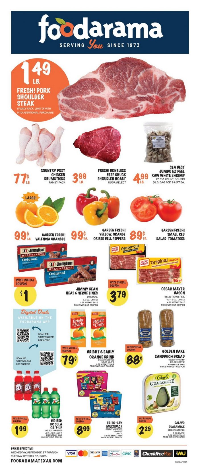 Foodarama Weekly Ad Sep 27 – Oct 03, 2023