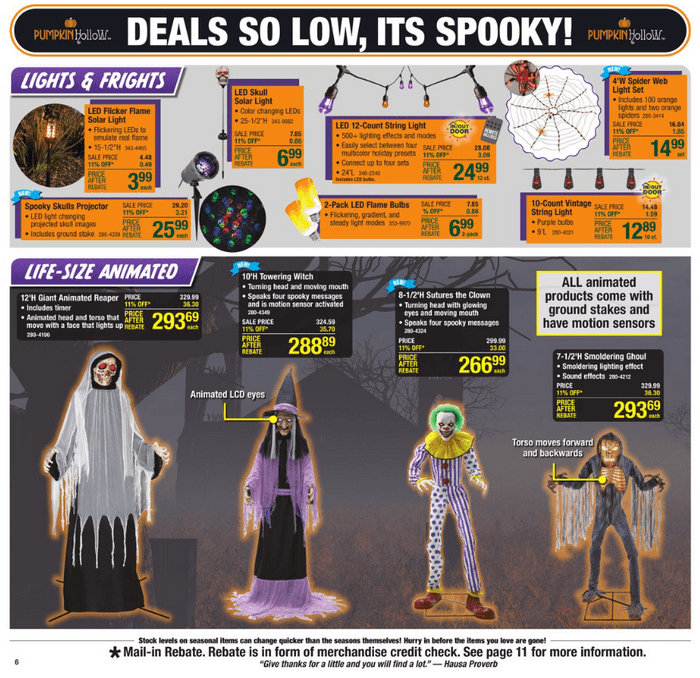 Menards Weekly Ad Sep 14 – Sep 24, 2023 (Halloween Promotion Included)