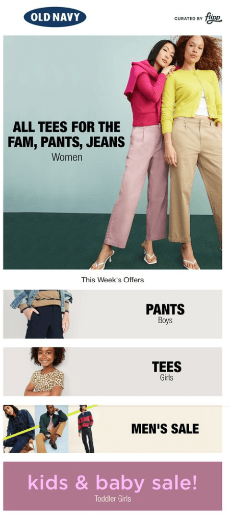 Old Navy Weekly Ad Sep 25 – Oct 02, 2023