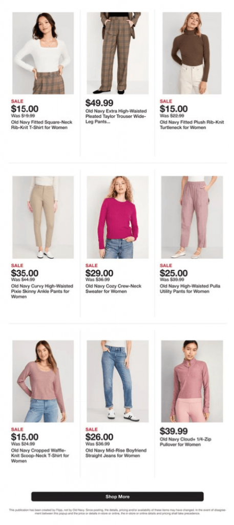 Old Navy Weekly Ad Sep 25 – Oct 02, 2023