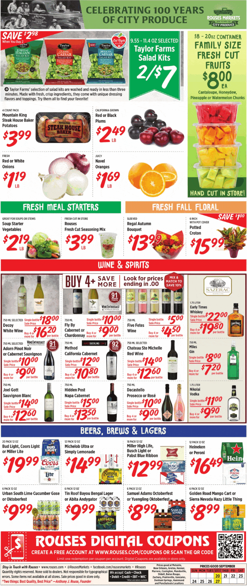 Rouses Weekly Ad Sep 20 – Sep 27, 2023