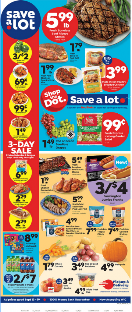 Save A Lot Weekly Ad Sep 13 – Sep 19, 2023