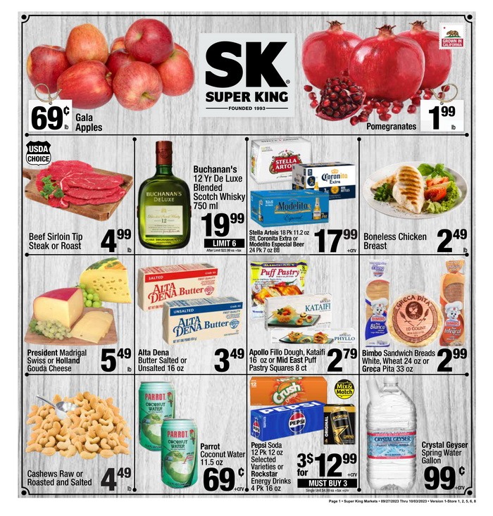 Super King Weekly Ad Sep 27 – Oct 03, 2023