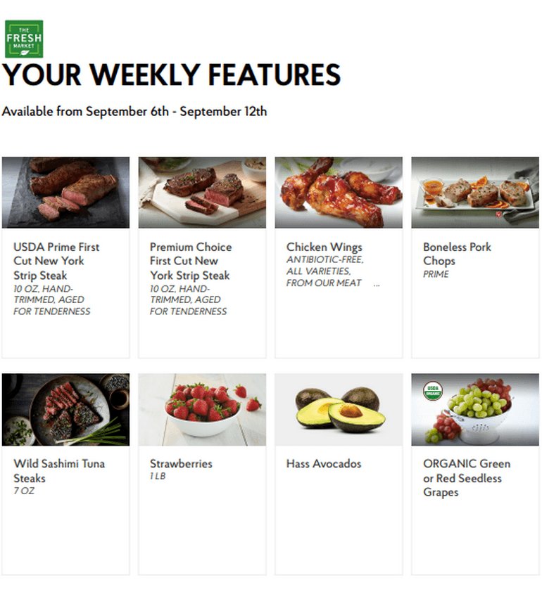 The Fresh Market Weekly Ad Sep 06 – Sep 12, 2023