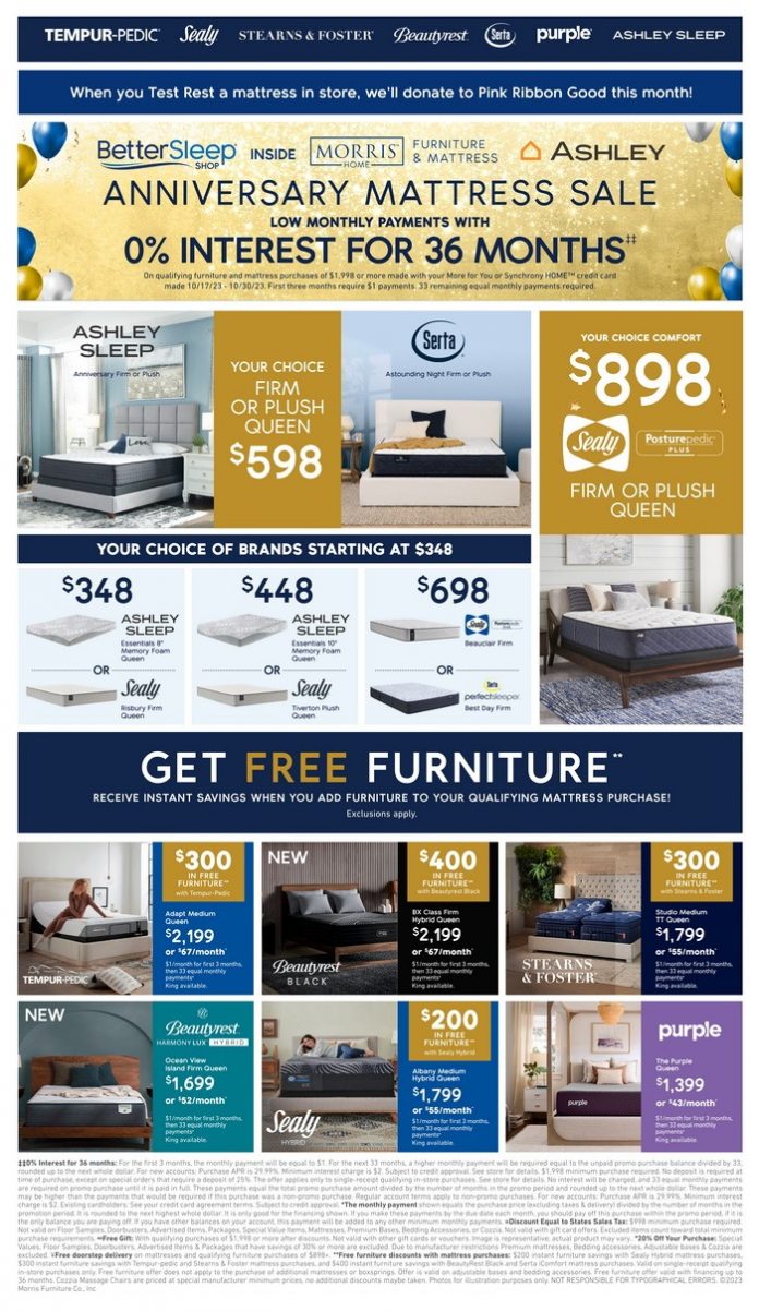 Ashley Furniture HomeStore Weekly Ad Oct 17 – Oct 30, 2023