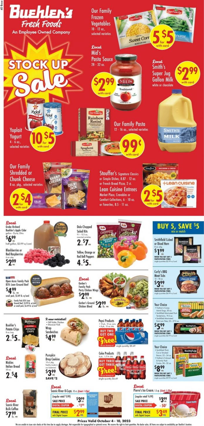 Buehler's Weekly Ad Oct 04 – Oct 10, 2023