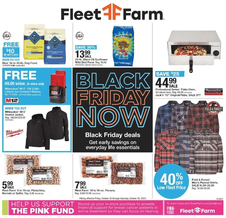Fleet Farm Weekly Ad Oct 20 – Oct 28, 2023 (Black Friday Promotion ...