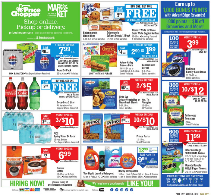 Price Chopper Weekly Ad Oct 29 – Nov 04, 2023 (Thanksgiving Promotion ...