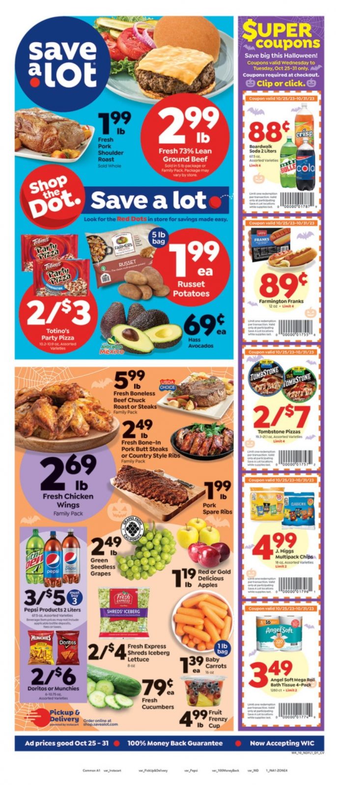 Save A Lot Weekly Ad Oct 25 – Oct 31, 2023