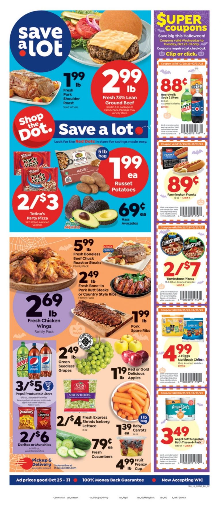 Save A Lot Weekly Ad Oct 25 – Oct 31, 2023