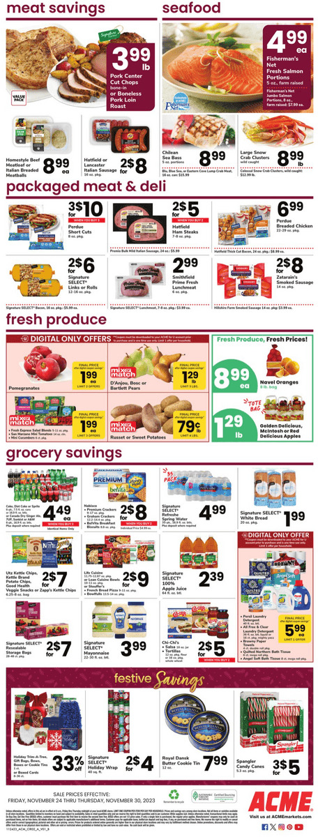 ACME Weekly Ad Nov 24 – Nov 30, 2023