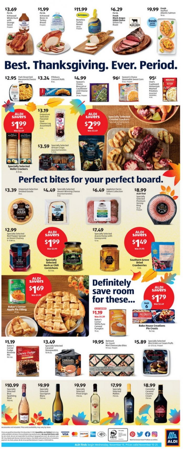 ALDI Weekly Ad Nov 15 – Nov 21, 2023 (Thanksgiving Promotion Included)