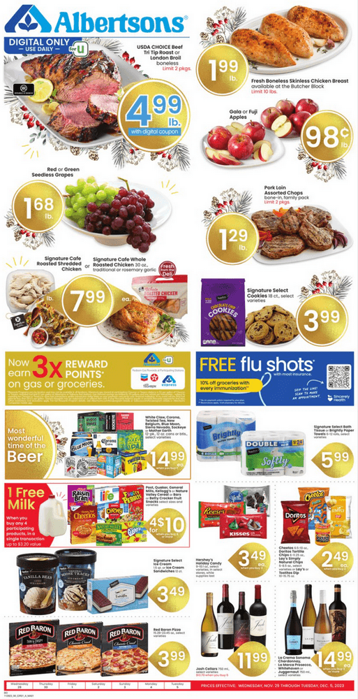 Albertsons Weekly Ad Nov 29 – Dec 05, 2023
