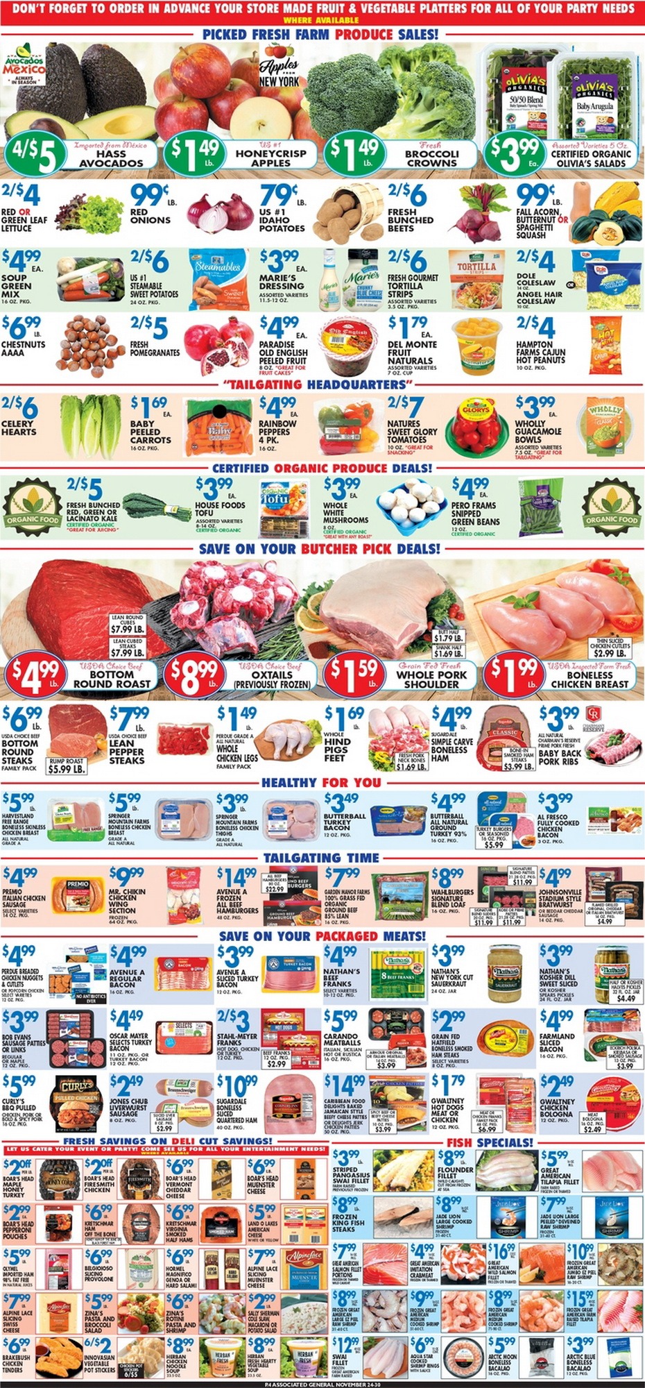 Associated Supermarkets Weekly Ad Nov 24 – Nov 30, 2023