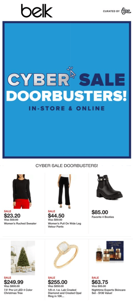 Belk Cyber Week Deals Nov 27 – Dec 03, 2023