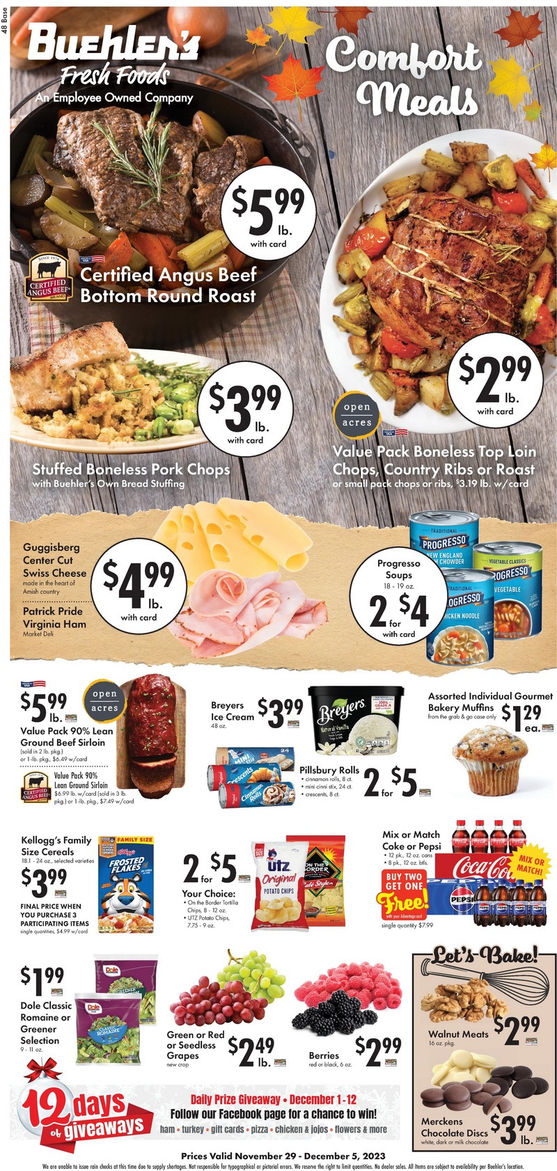 Buehler's Weekly Ad Nov 29 – Dec 05, 2023