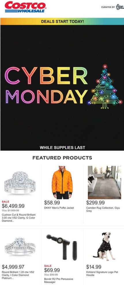 Costco Cyber Monday Ad Nov 27 – Nov 30, 2023