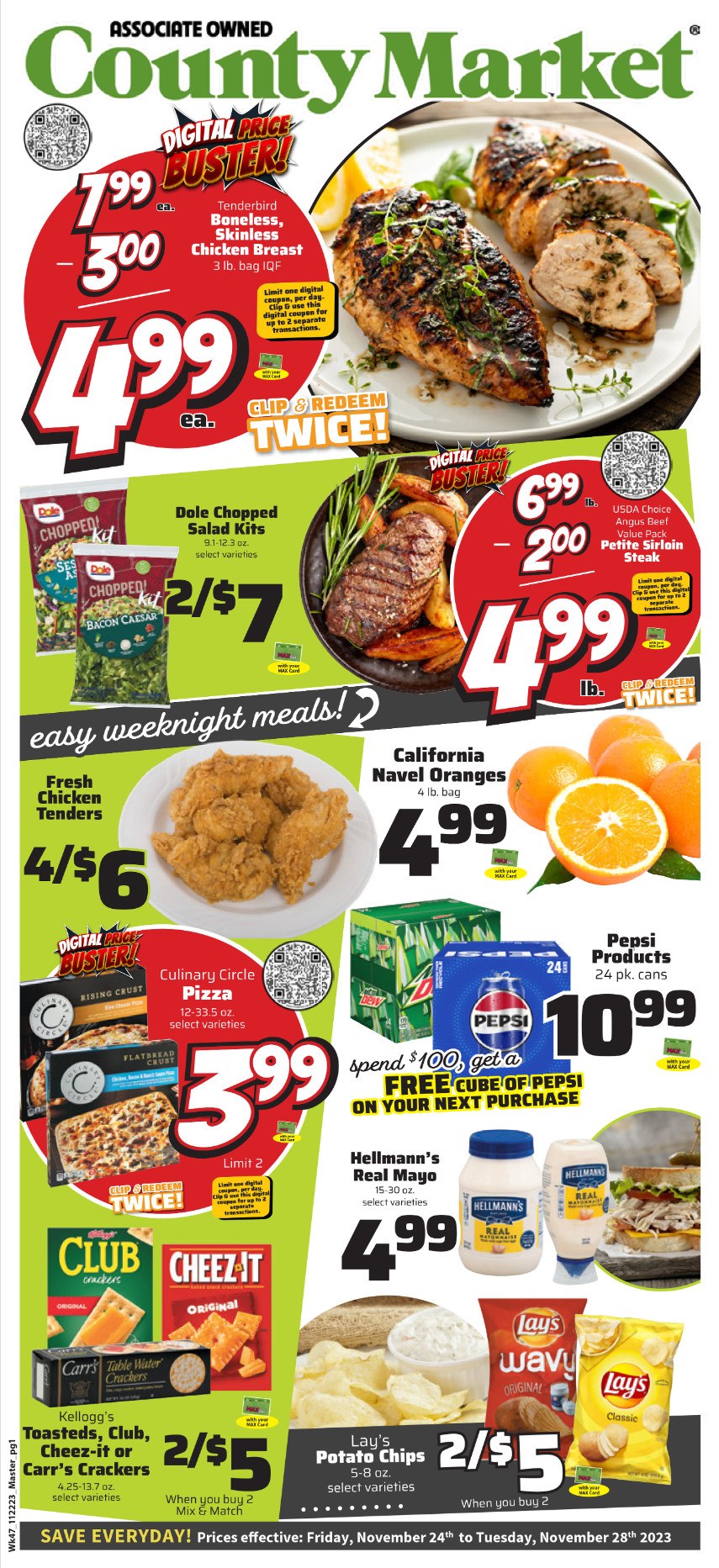 County Market Weekly Ad Nov 24 – Nov 28, 2023