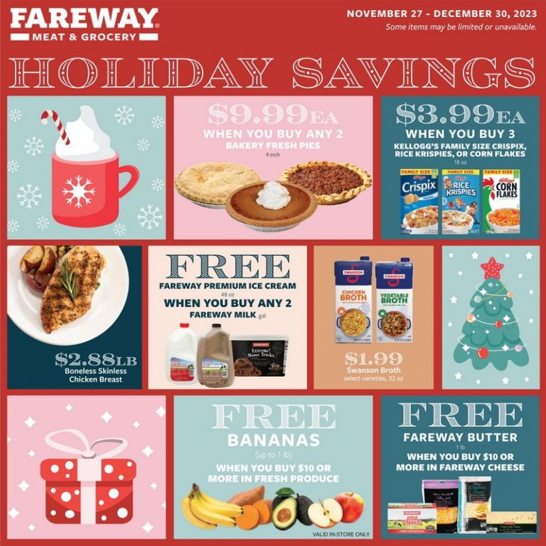 Fareway Monthly Ad Nov 27 – Dec 30, 2023