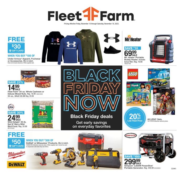 Fleet Farm Weekly Ad Nov 10 – Nov 18, 2023 (Black Friday Promotion ...