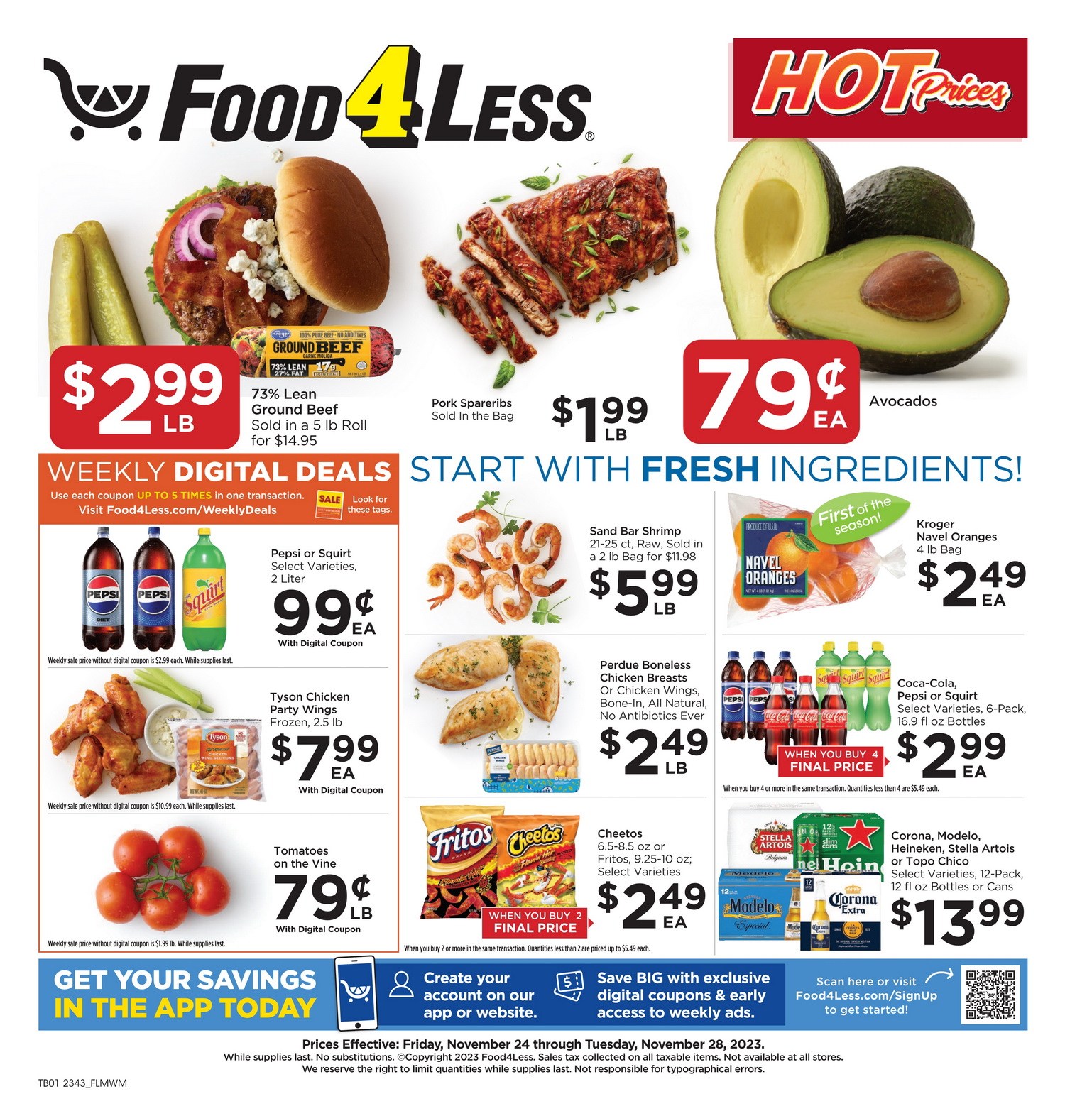 Food 4 Less Weekly Ad Nov 24 – Nov 28, 2023 - Part 2