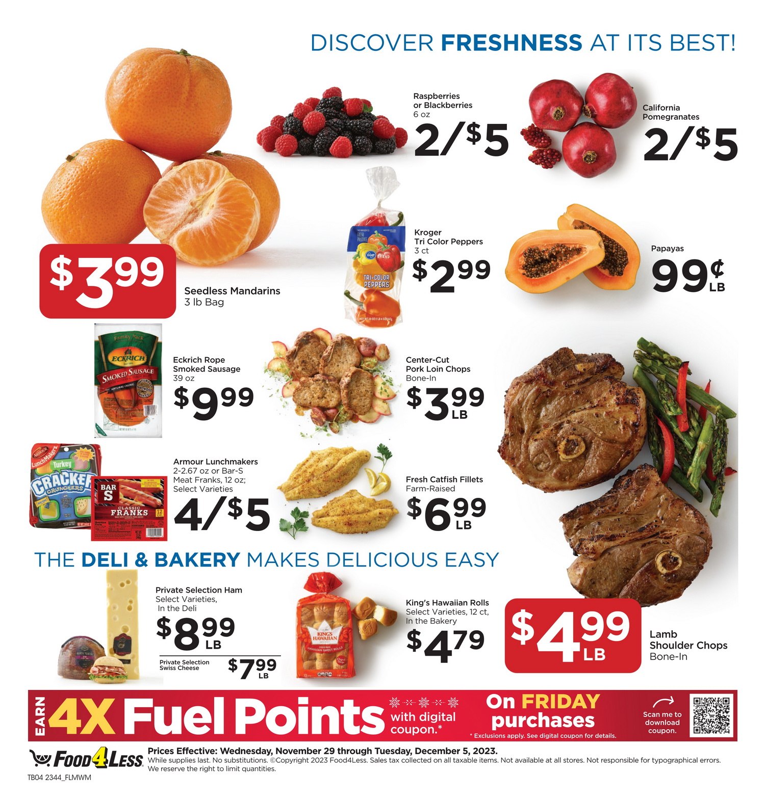 Food 4 Less Weekly Ad Nov 29 – Dec 05, 2023