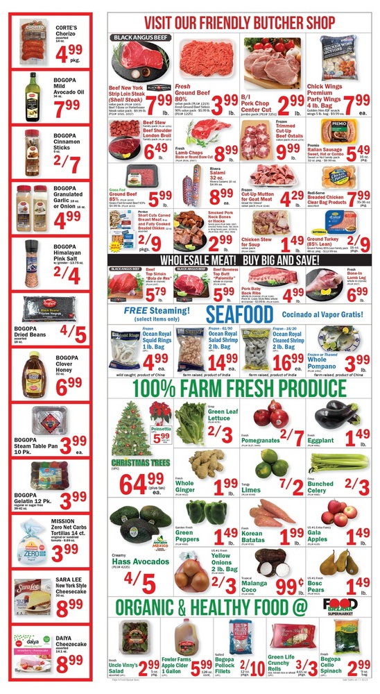 Food Bazaar Weekly Ad Nov 30 – Dec 06, 2023