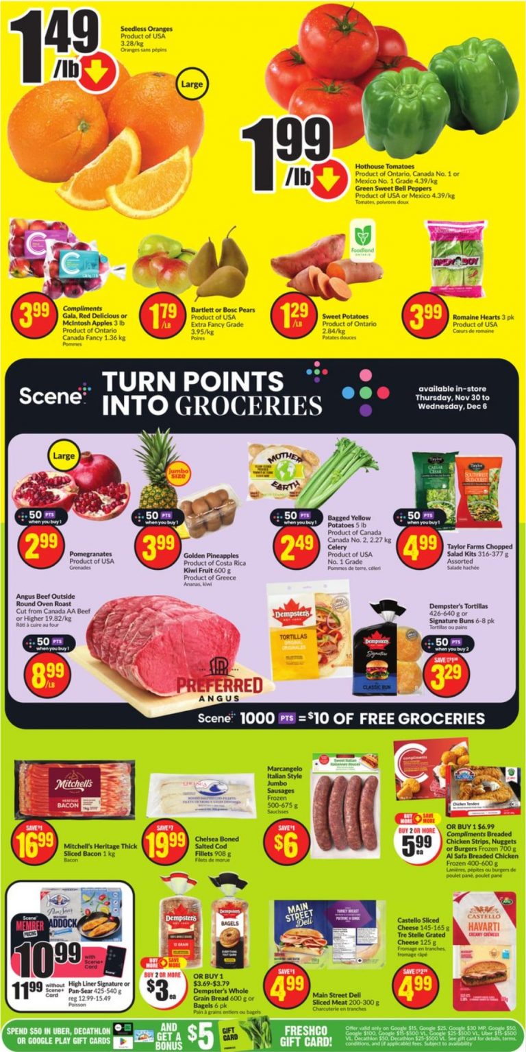 Freshco Weekly Ad Nov 30 – Dec 06, 2023
