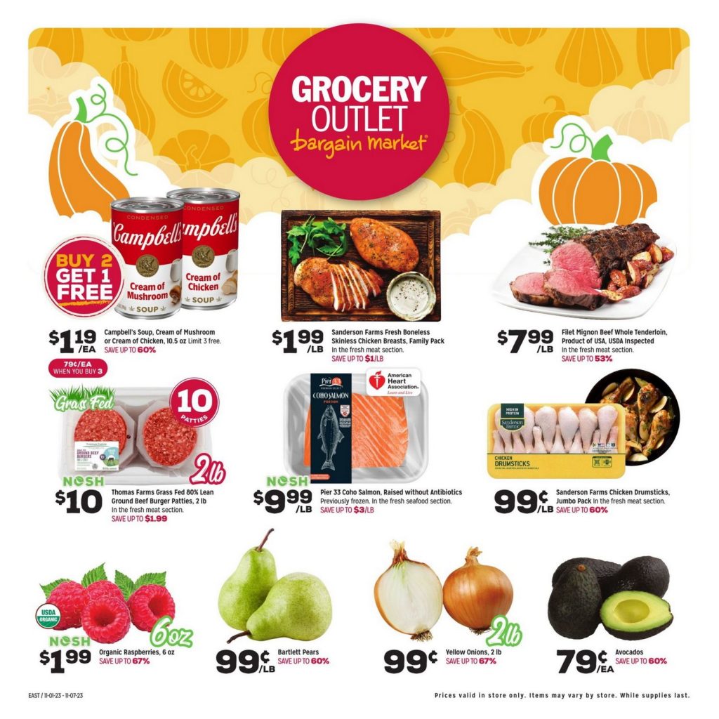 Grocery Outlet Weekly Ad Nov 01 – Nov 07, 2023