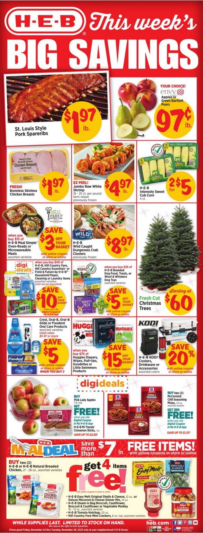 HEB Weekly Ad Nov 24 – Nov 28, 2023