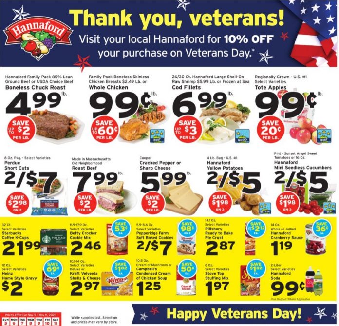 Hannaford Weekly Ad Nov 05 – Nov 11, 2023