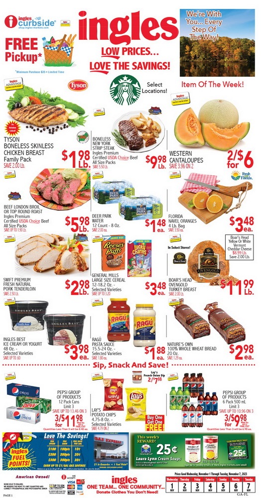 Ingles Weekly Ad Nov 01 – Nov 07, 2023