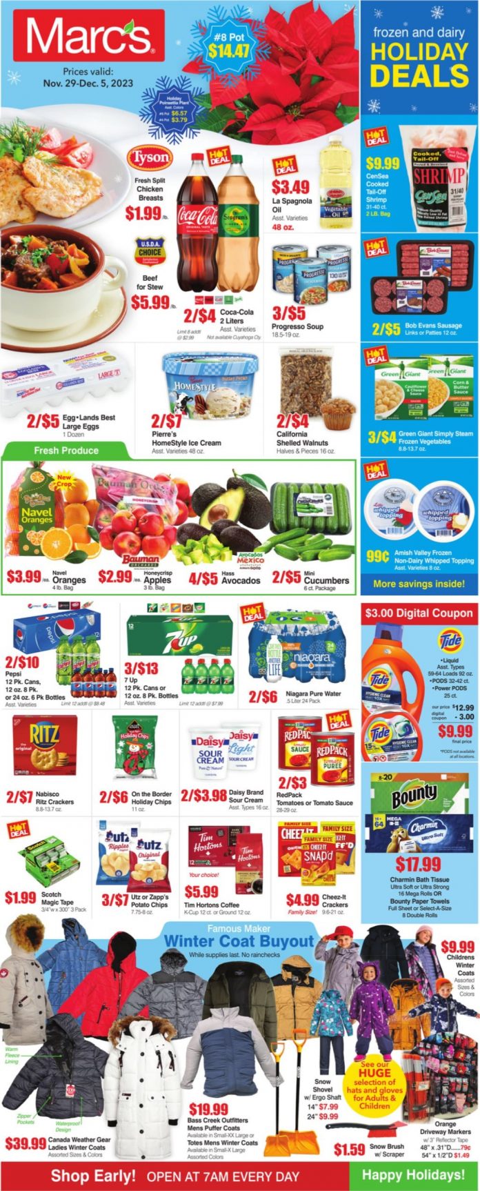 Marc's Weekly Ad Nov 29 – Dec 05, 2023
