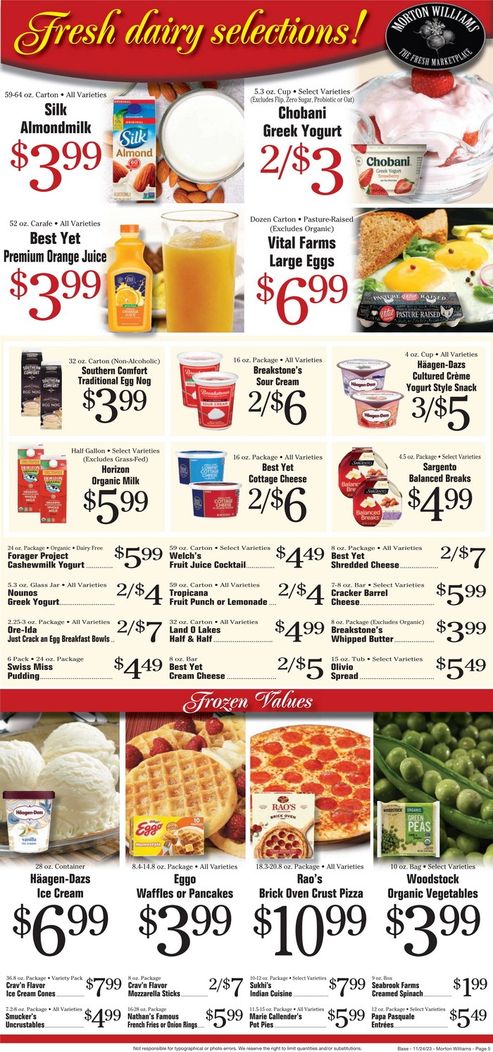 Morton Williams Weekly Ad Nov 24 – Nov 30, 2023