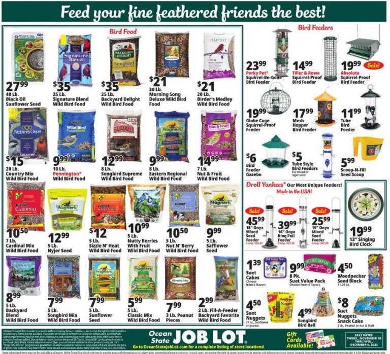Ocean State Job Lot Weekly Ad Nov 30 – Dec 06, 2023