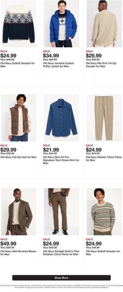 Old Navy Weekly Ad Nov 27 – Dec 03, 2023