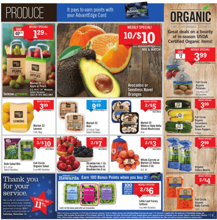 Price Chopper Weekly Ad Nov 05 – Nov 11, 2023 (Thanksgiving Promotion ...