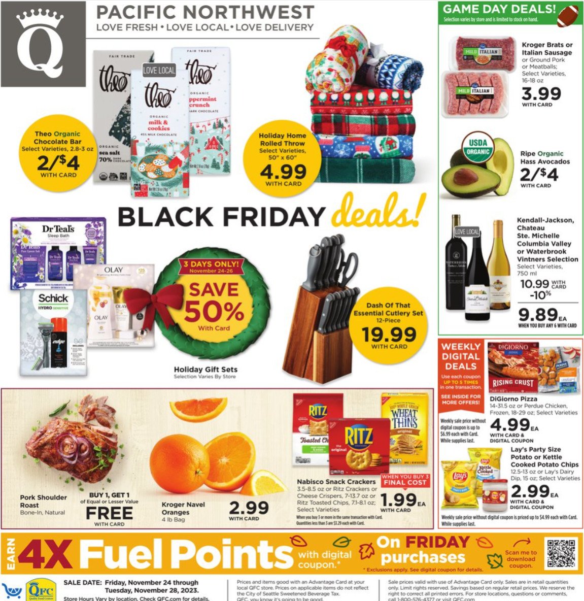 QFC Weekly Ad Nov 24 – Nov 28, 2023 (Black Friday Promotion Included)