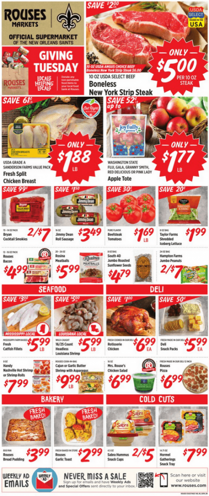 Rouses Weekly Ad Nov 24 – Nov 29, 2023