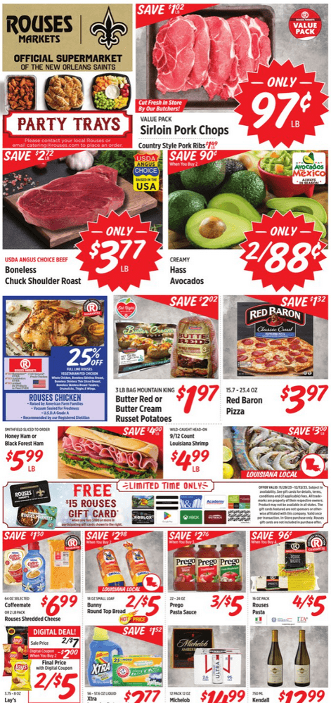 Rouses Weekly Ad Nov 30 – Dec 06, 2023