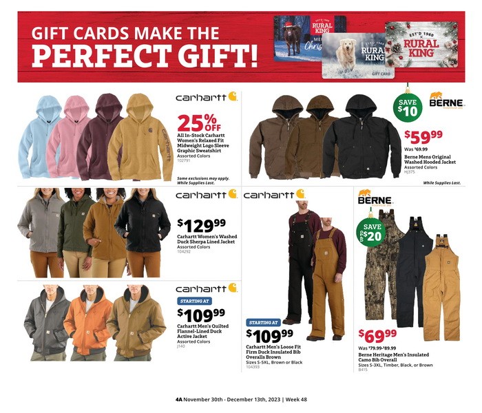 Rural King Weekly Ad Nov 30 – Dec 13, 2023 (Christmas Promotion Included)