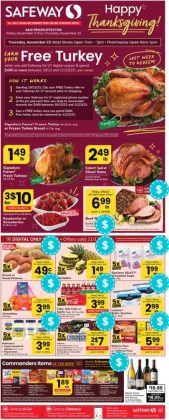 Safeway Happy Thanksgiving Ad Nov 17 – Nov 23, 2023