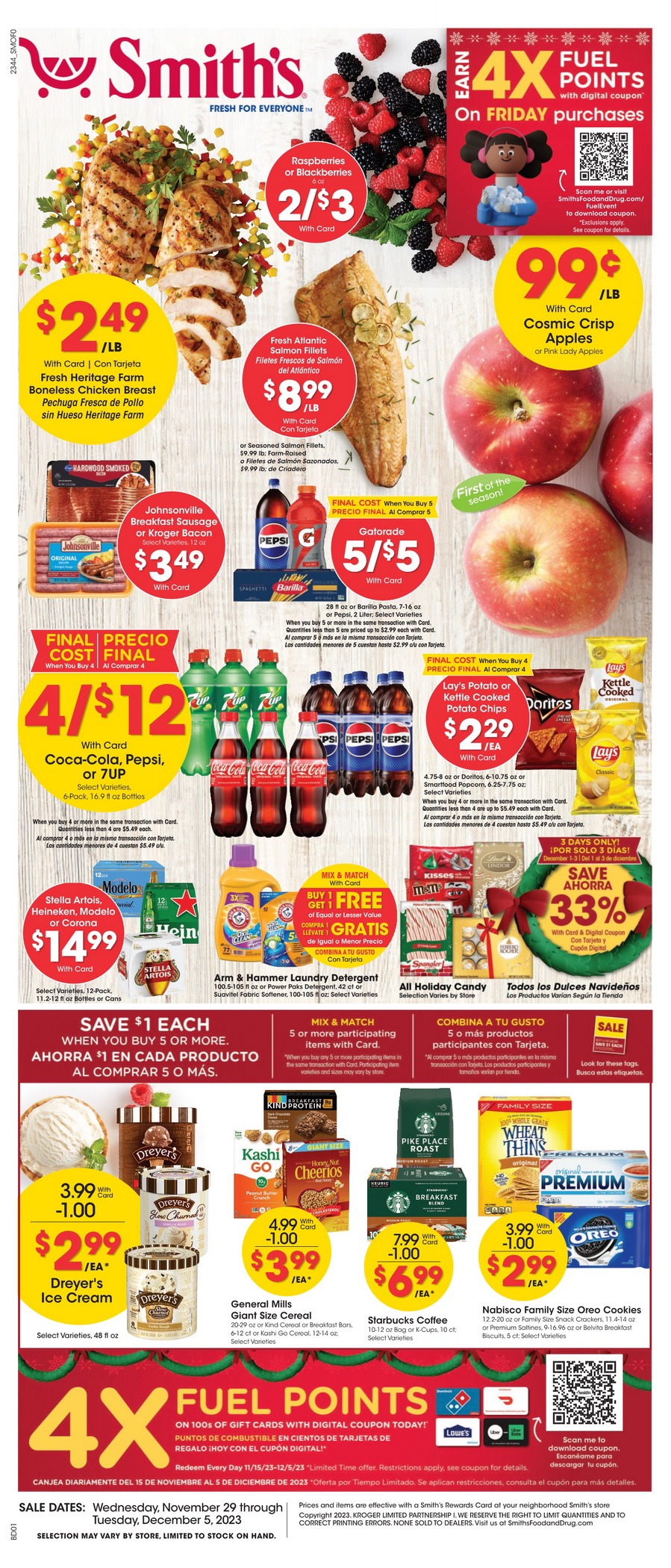 Smith's Food and Drug Weekly Ad Nov 29 – Dec 05, 2023