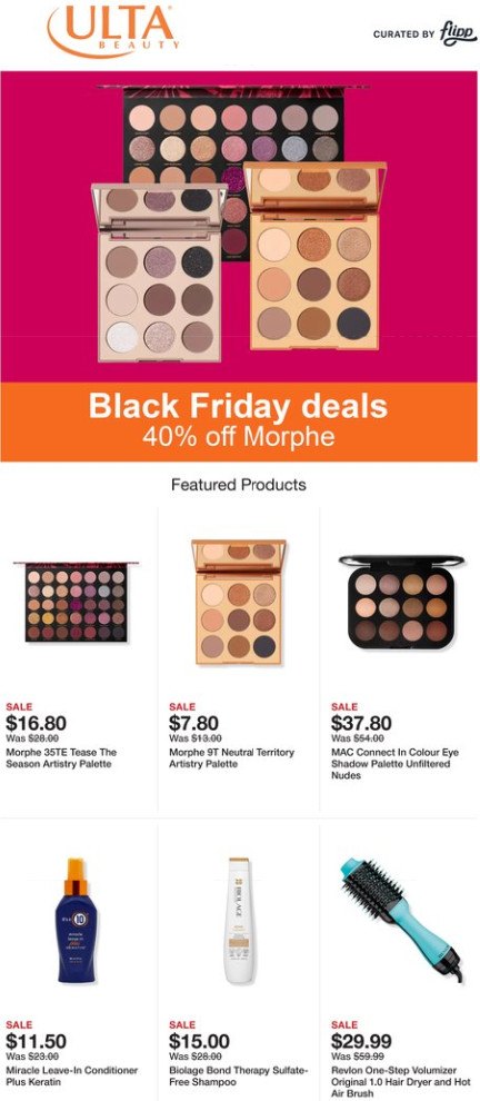 Ulta Beauty Black Friday Ad Nov 20 – Nov 26, 2023