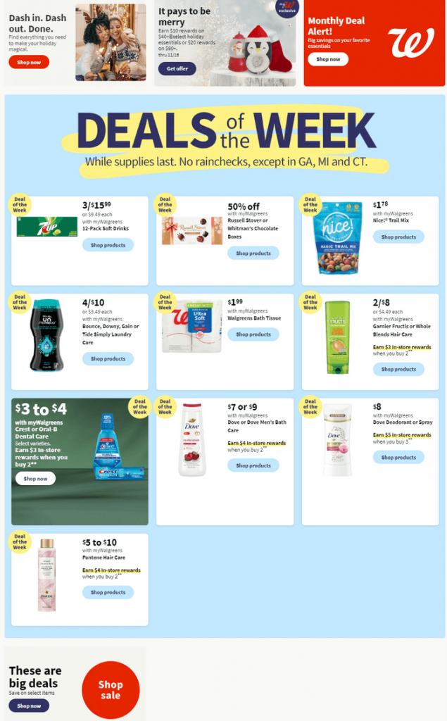 Walgreens Weekly Ad Nov 12 – Nov 18, 2023