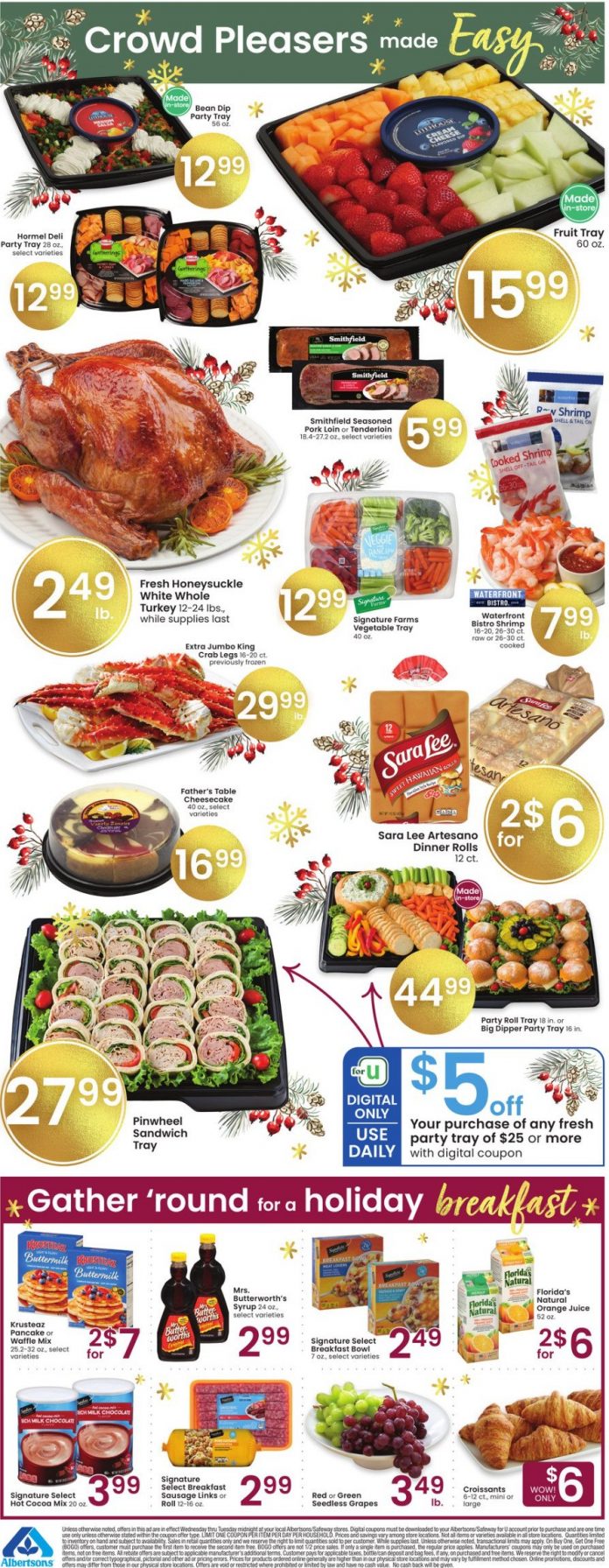 Albertsons Weekly Ad Dec 20 – Dec 24, 2023 (Christmas Promotion Included)