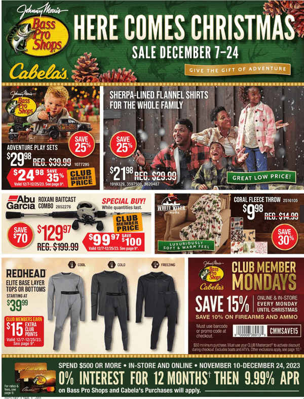 Bass Pro Shops Christmas Ad Dec 07 Dec 24 2023