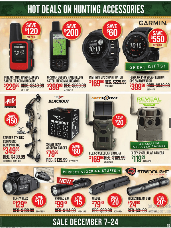 Bass Pro Shops Christmas Ad Dec 07 – Dec 24, 2023