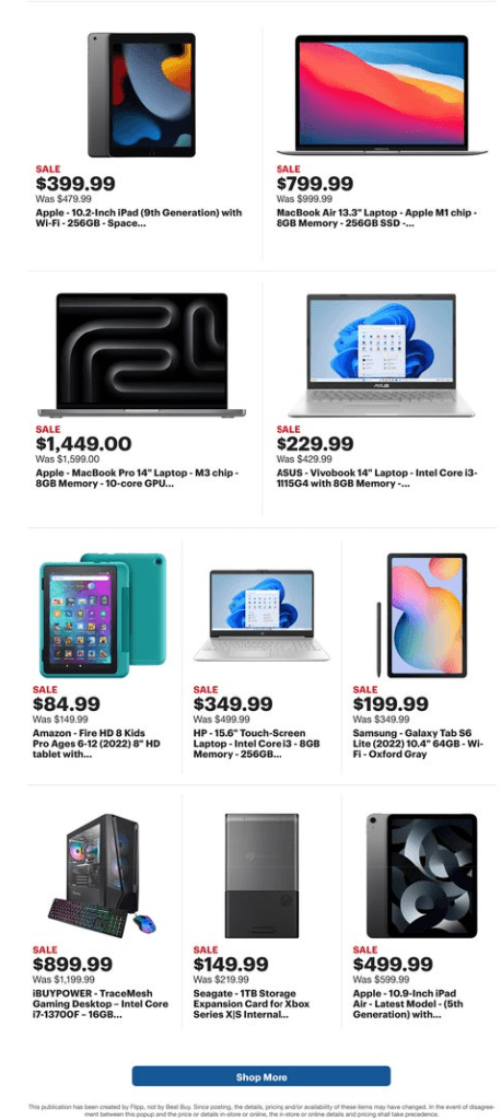 Best Buy Weekly Ad Dec 05 – Dec 11, 2023